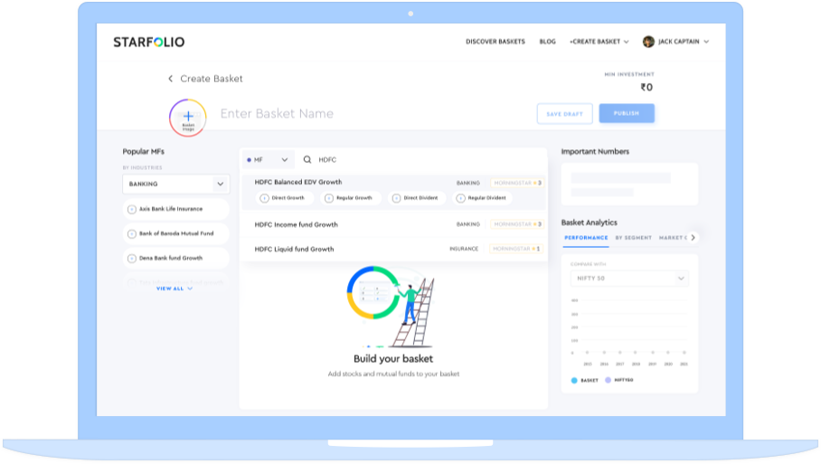 Starfolio: Stock Baskets by Investment Experts